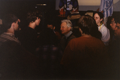 "Dr. Lederman with IMSA Students" by Illinois Mathematics and Science ...